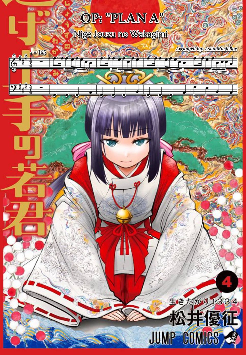 Nige Jouzu no Wakagimi | DISH// - OP: 'Plan A' (Sheet, MIDI ...