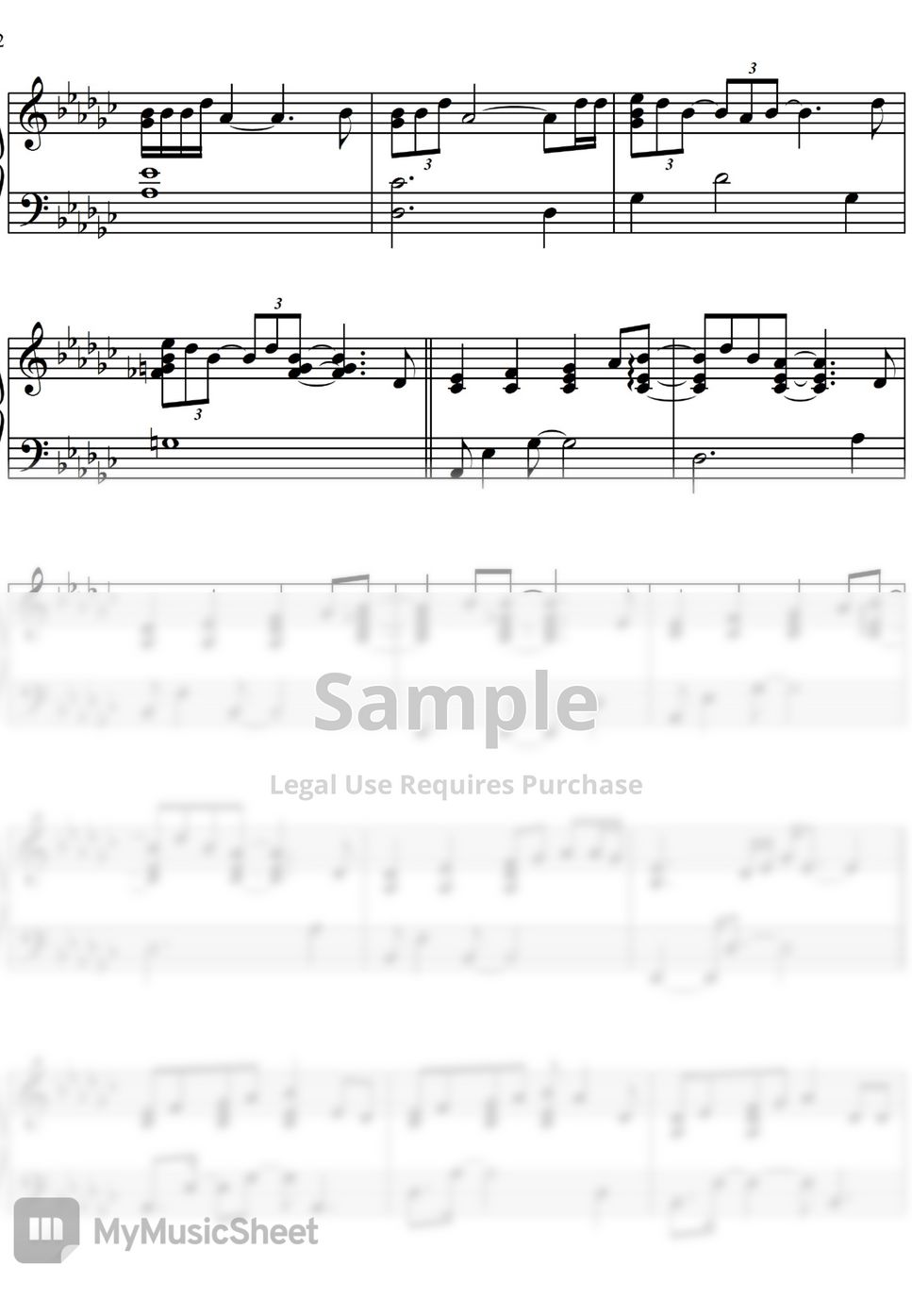 Stephanie Poetri - I Love You 3000 Notenblatt by Moonrise