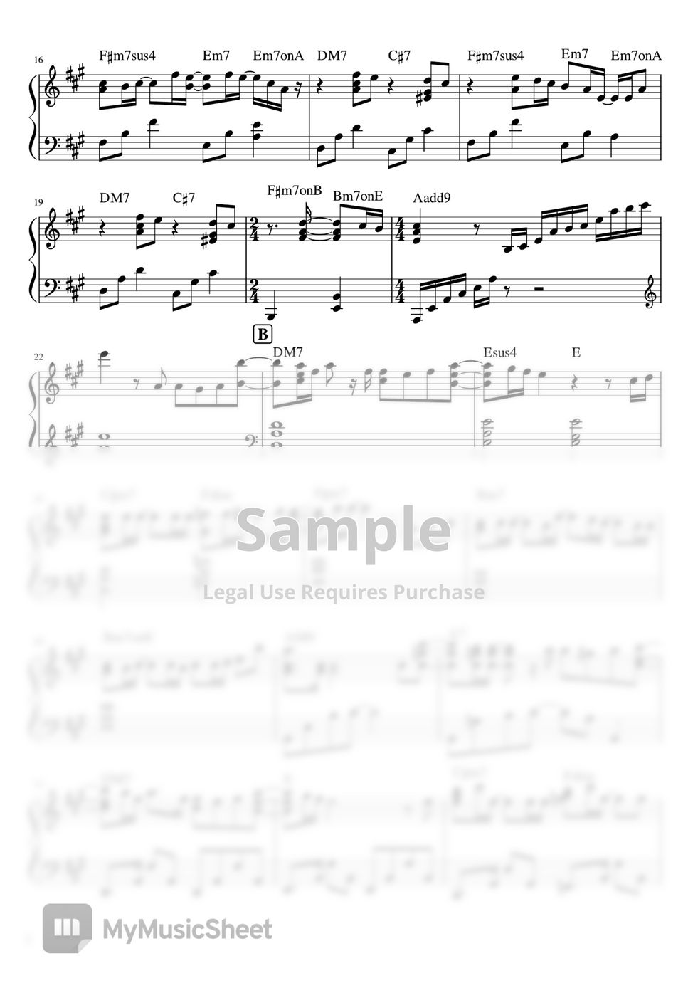 Official Hige Dandism（Offcial髭男dism） - I LOVE... Hoja by mame