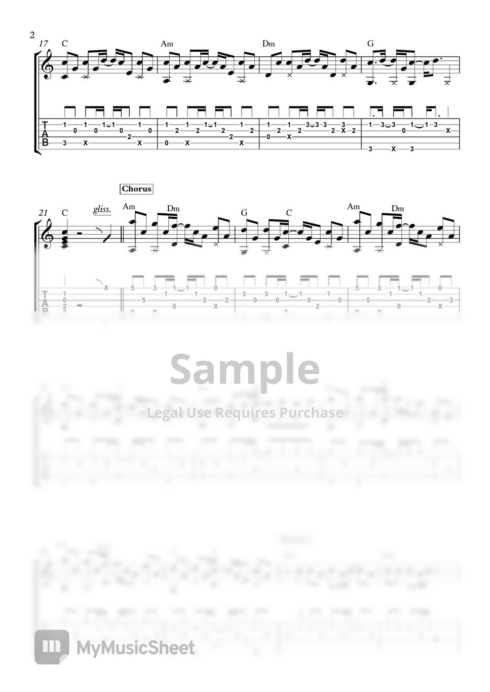 Bts 방탄소년단 Dynamite Tab By Nl Guitar 뉴라이프기타