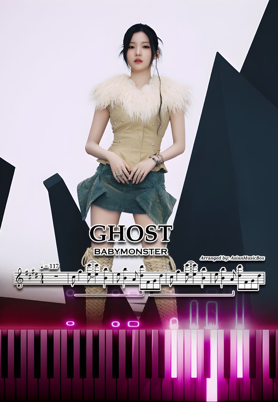 BABYMONSTER - Ghost Sheet Music by AsianMusicBox