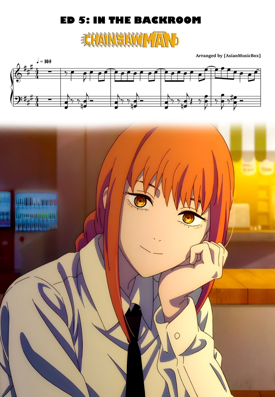 syudou - Chainsaw Man ED 5: 'In the Backroom' (Sheet, MIDI, MultiTracks ...