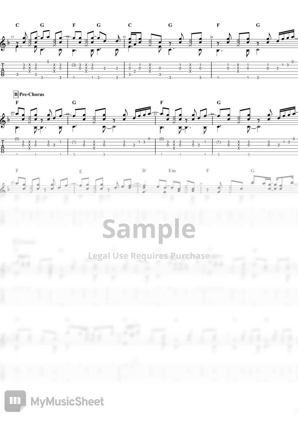 John Mayer - Your Body Is a Wonderland (Fingerstyle Guit) TAB by ...