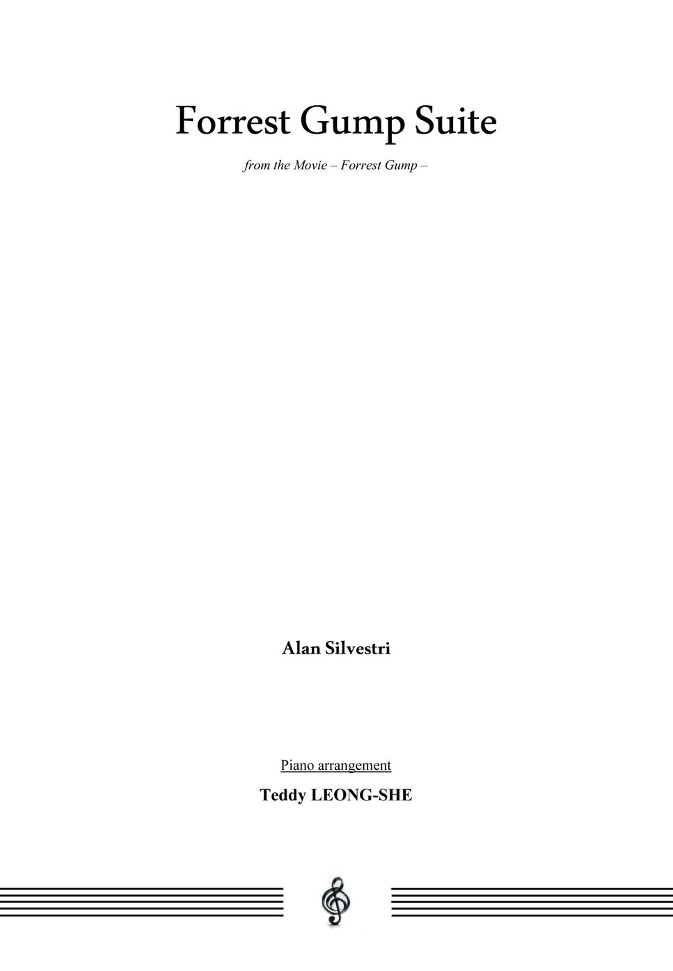 Alan Silvestri - Forrest Gump Suite Sheet Music by Teddy Leong-She