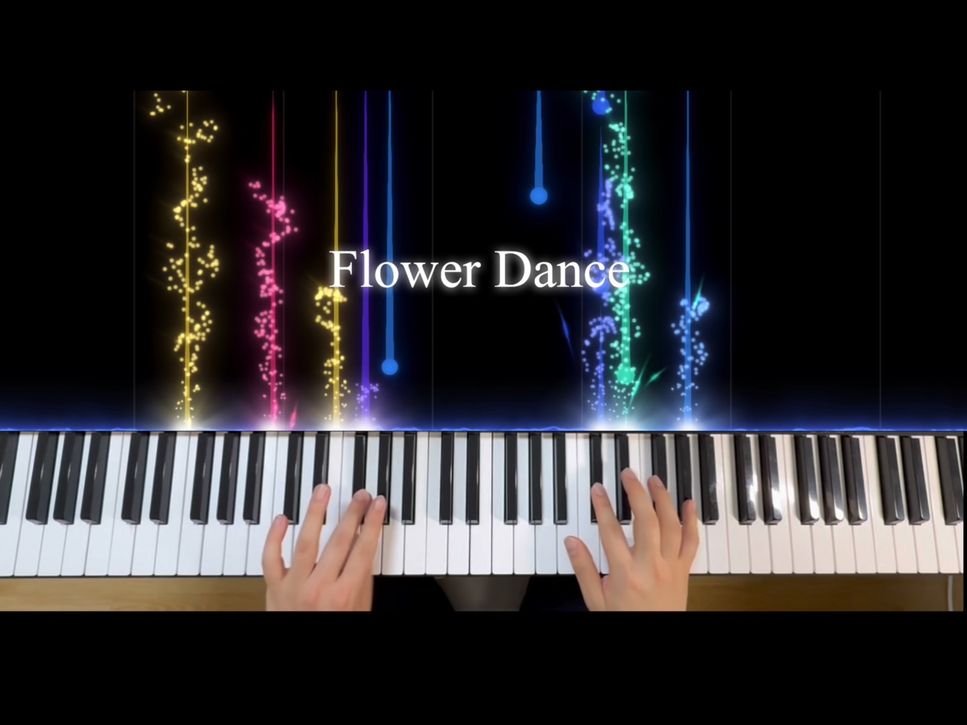 DJ Okawari - Flower Dance ((체르니 30~40 수준)) Sheet Music by Catch piano