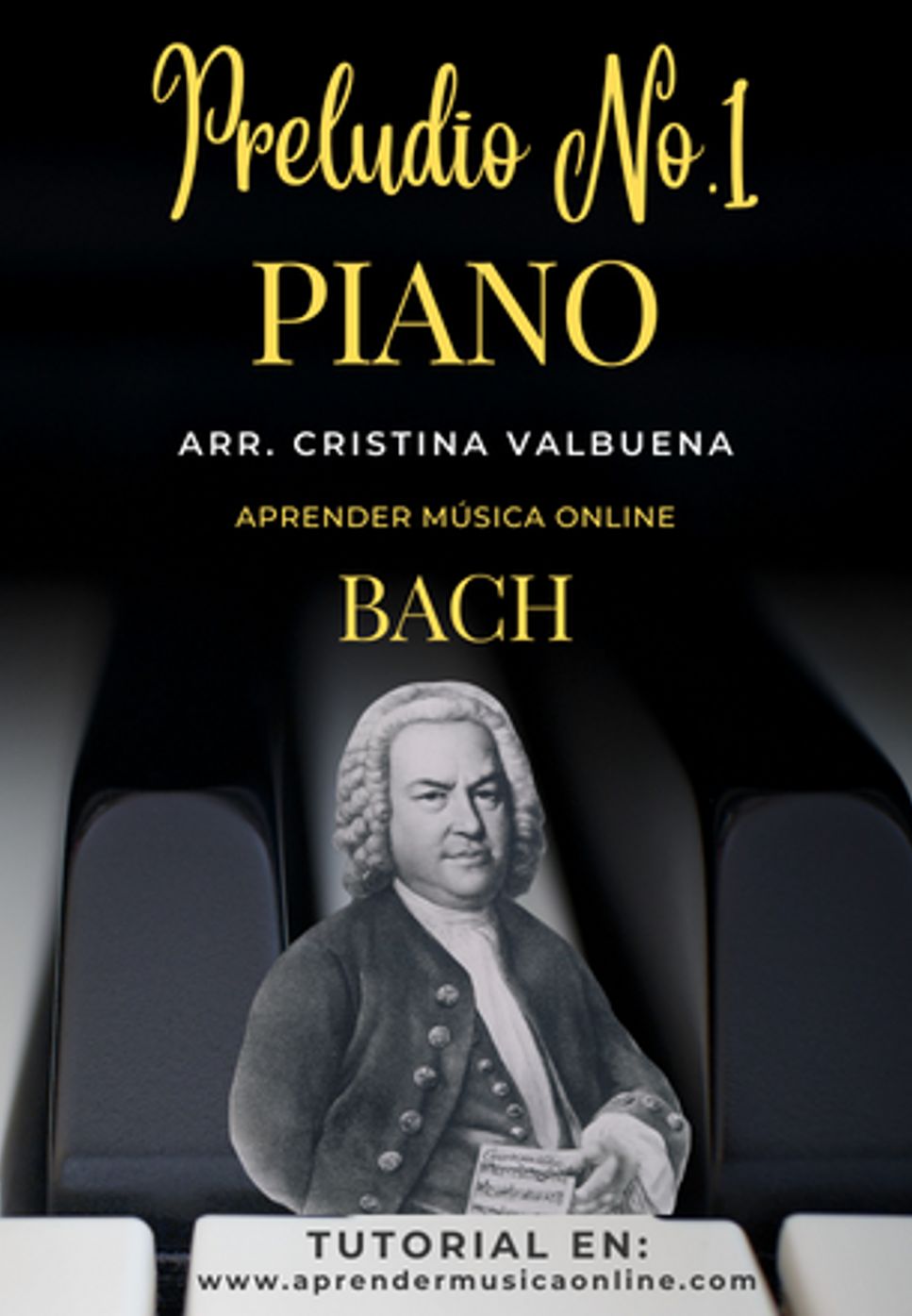 Johann Sebastian Bach - Preludio nº1 en Do Mayor Partition musicale by ...