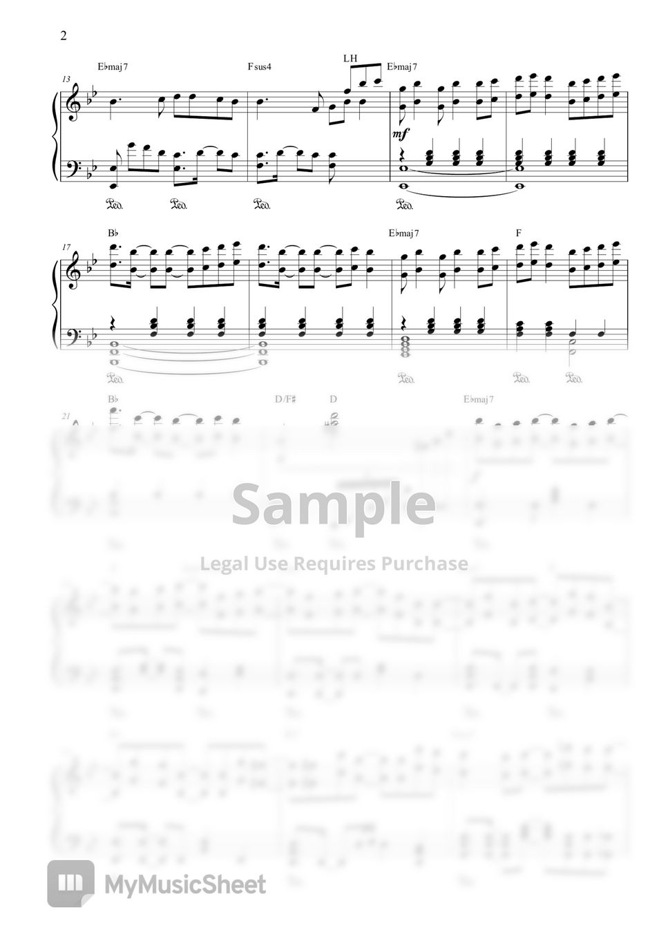 YOASOBI - Gunjo (群青) 악보 by CANACANA family