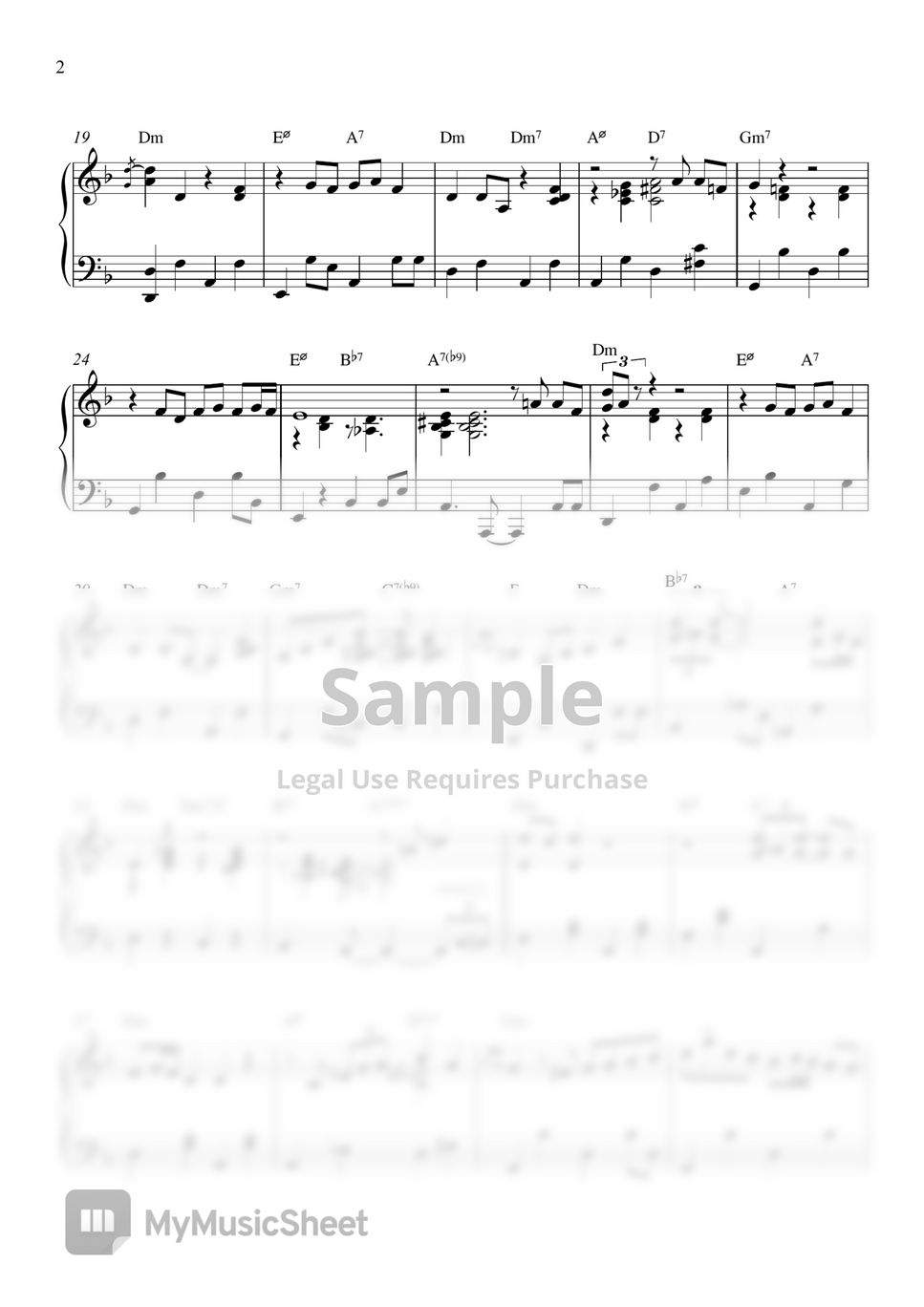 Gershwin - Summertime - Solo Piano Sheet