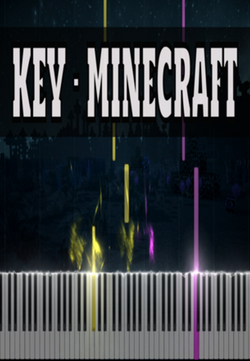 C418 - Key - Minecraft Piano 61keys Partition PDF | Vincent Payet ...