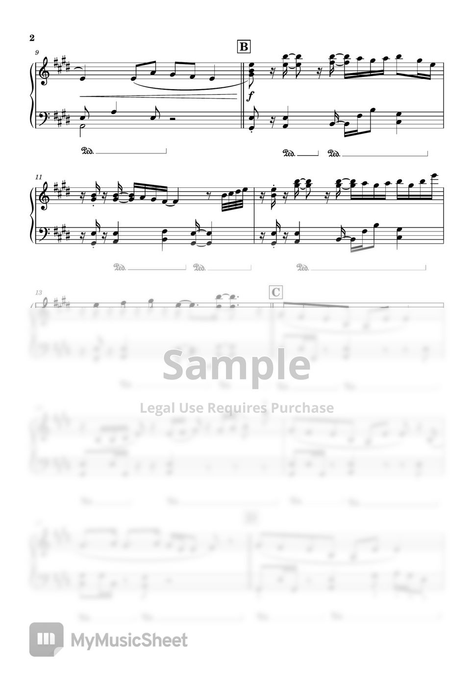 Ado - I'm Invincible私は最強 (Uta from ONE PIECE FILM RED/Medium Level) Sheet by Saori8Piano