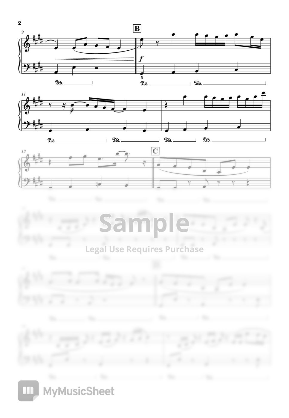 Ado - I'm Invincible私は最強 (Uta from ONE PIECE FILM RED/Easy) Spartito by Saori8Piano