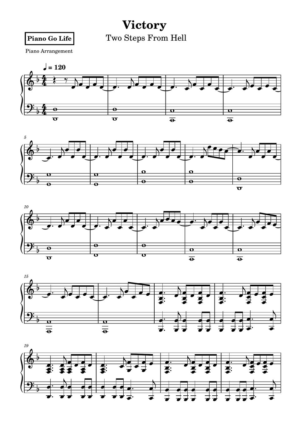 Two Steps From Hell - Victory Sheet by Piano Go Life