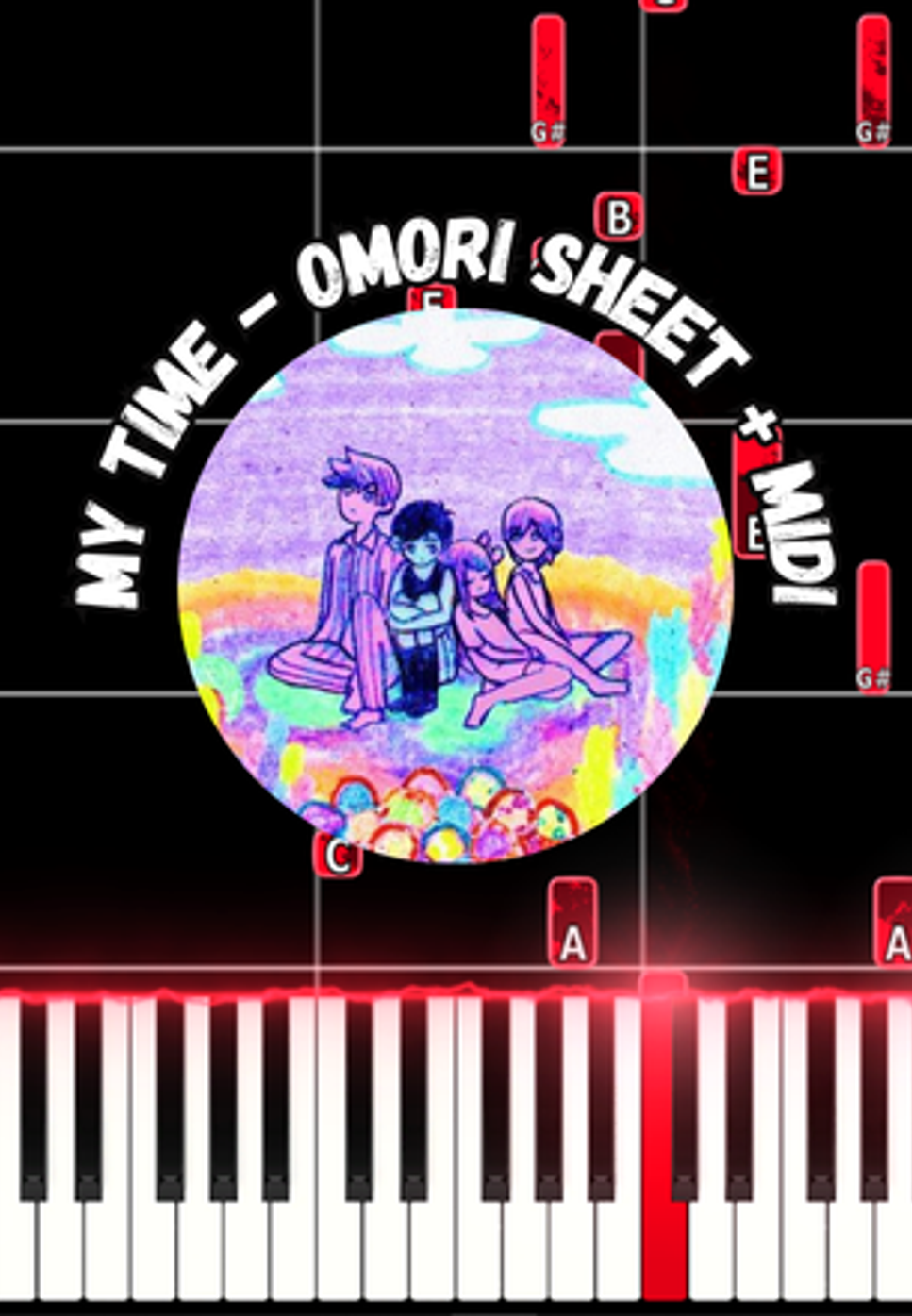 OMORI - My Time (OMORI) Piano Bladmuziek PDF | Marco D. | mymusic5