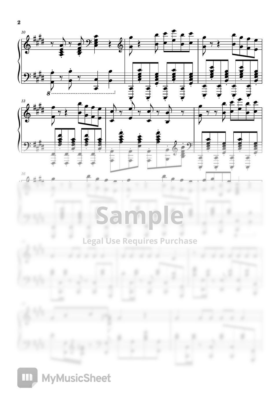 Kyary Pamyu Pamyu - Gum Gum Girl Лист by Nyvek Nyvek Piano