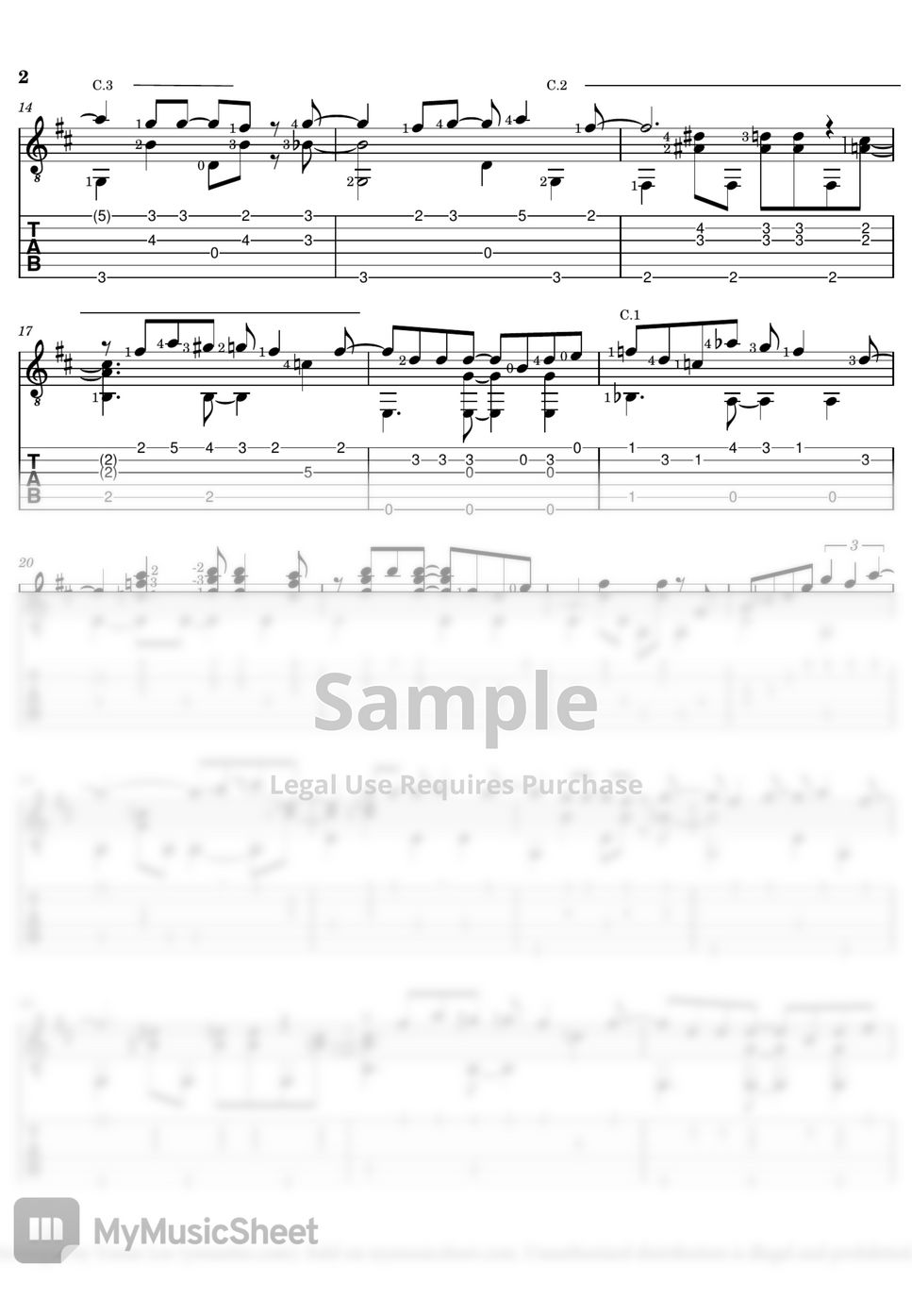 Antônio Carlos Jobim - Wave (Staff+Tab) - Antonio Carlos Jobim Tab + 단선 ...