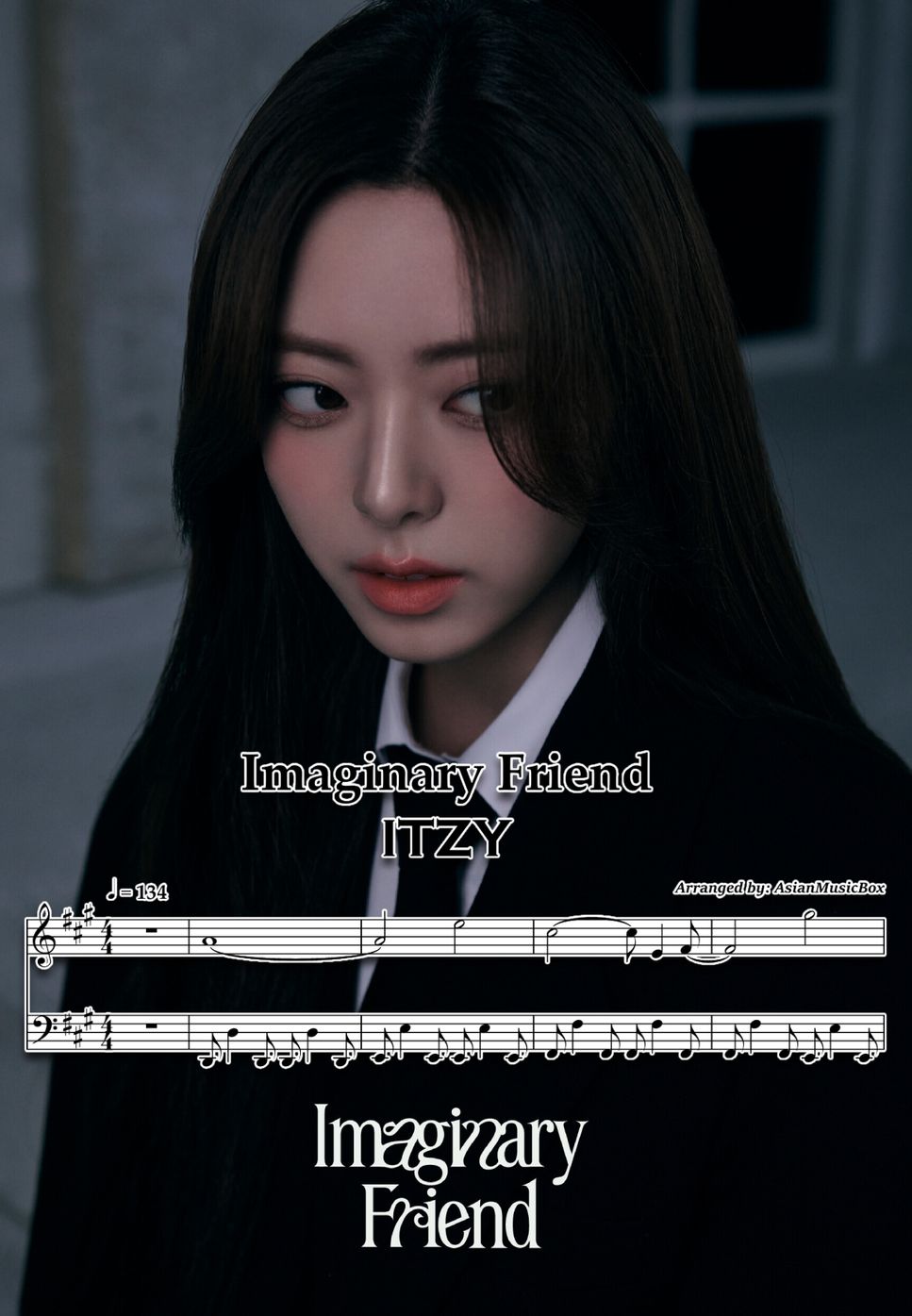 ITZY - Imaginary Friend Sheets by AsianMusicBox