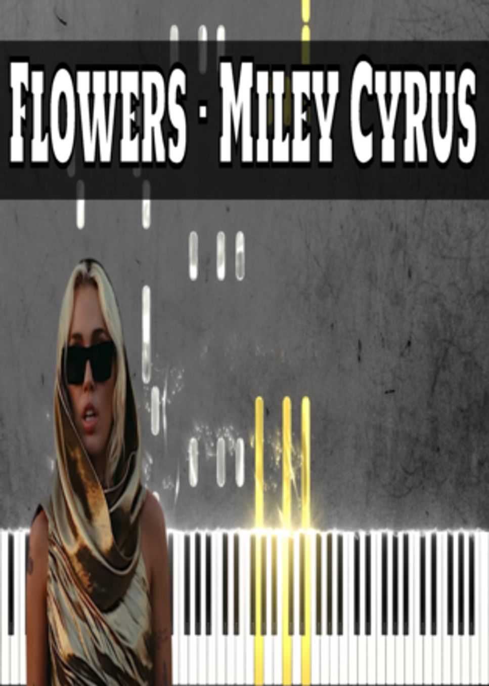 Miley Cyrus - Flowers Spartito by Vincent Payet