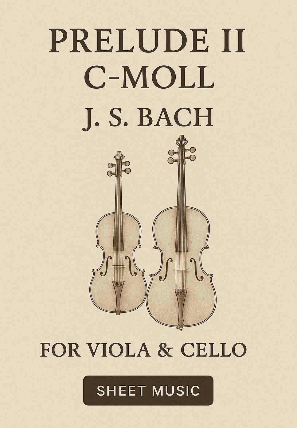 J. S. Bach - Prelude II c-moll from The Well-Tempered Clavier Book I ...