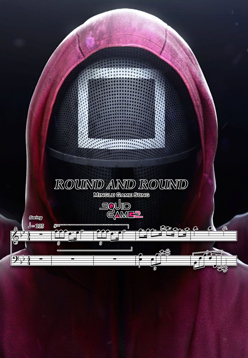 Jung Jaeil - Mingle Game Song "Round and Round" (SQUID GAME 2) Sheet Music by AsianMusicBox