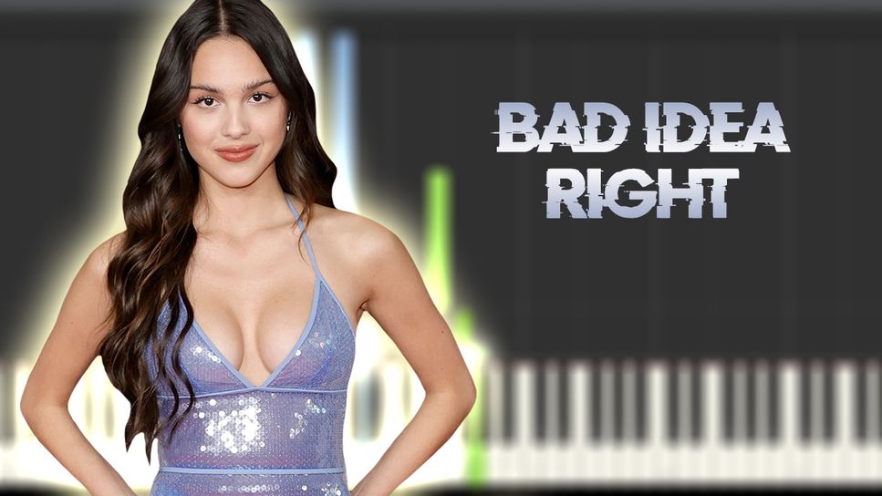 Olivia Rodrigo Bad Idea Right Sheet Music 3636
