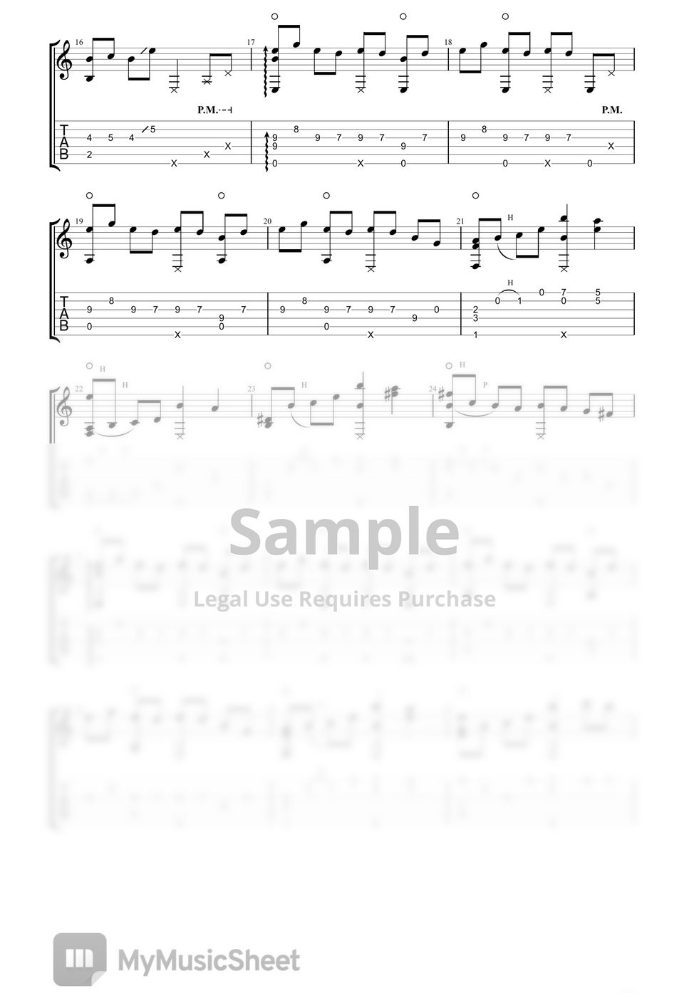 Fujii Kaze - Shinunoga E-Wa TAB by Pae Thanakrit