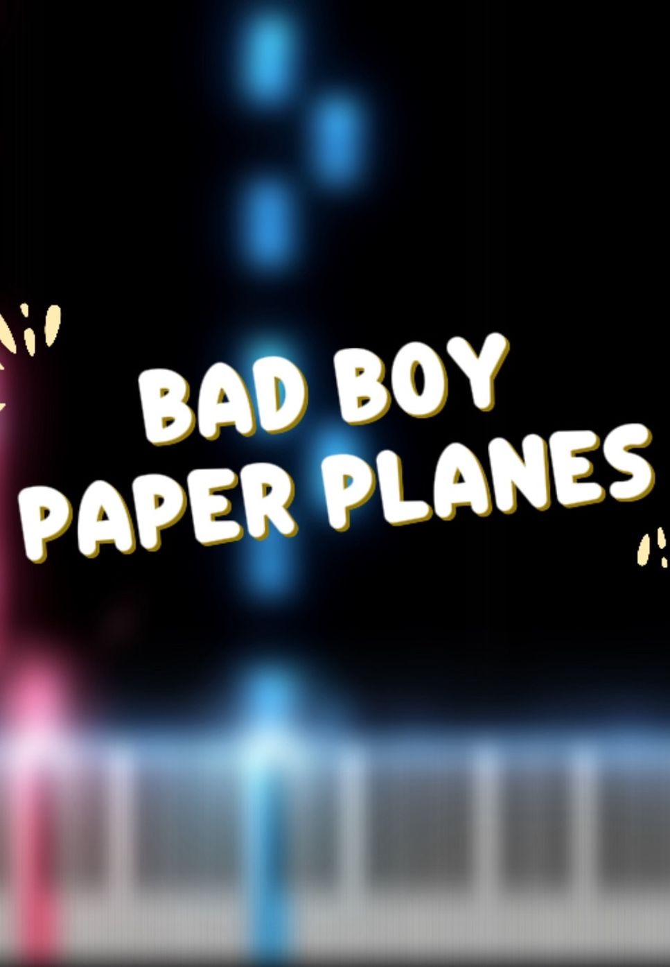 Paper planes - ทรงอย่างแบด(Bad Boy) (C Major) Sheet Music by BenZ.CK