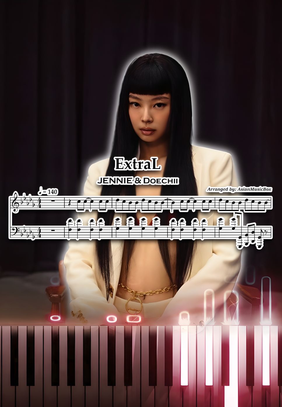 JENNIE & Doechii - ExtraL Sheets by AsianMusicBox