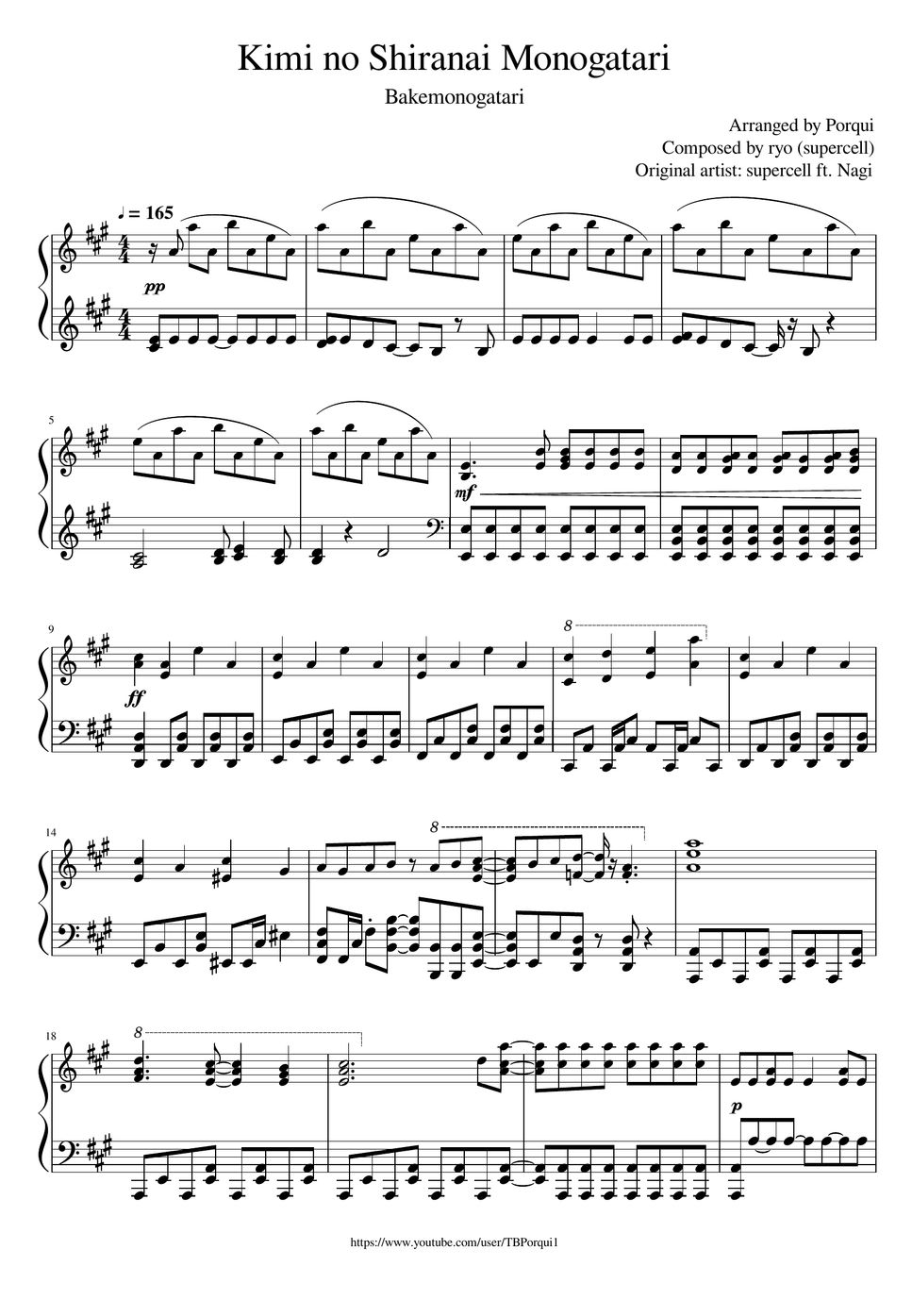 supercell - Bakemonogatari - Kimi no Shiranai Monogatari (Full Ver ...