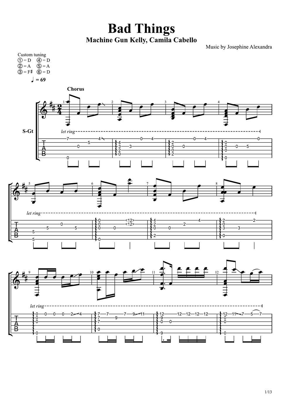 MGK, Camila Cabello - Bad Things TAB