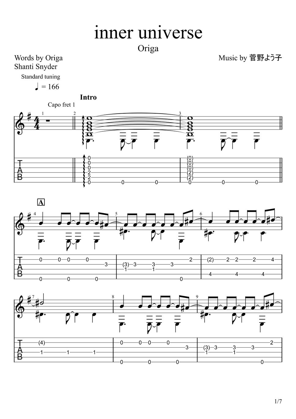 Ghost in the Shell: Stand Alone Complex - inner universe (Fingerstyle ...