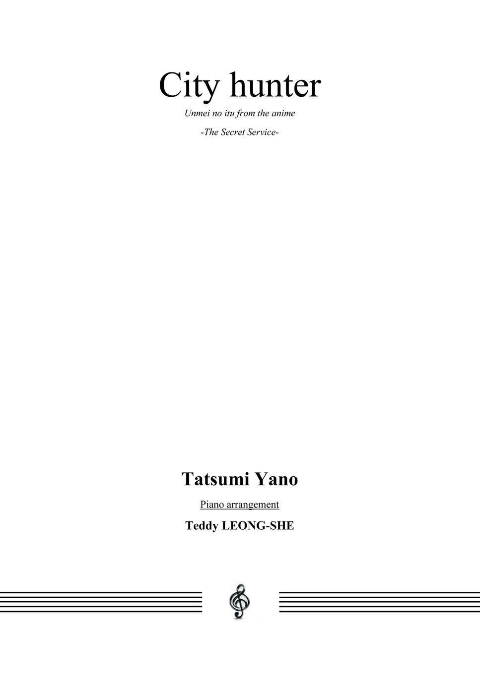 Tatsumi Yano - City hunter - Unmei no itu from the anime -The Secret ...