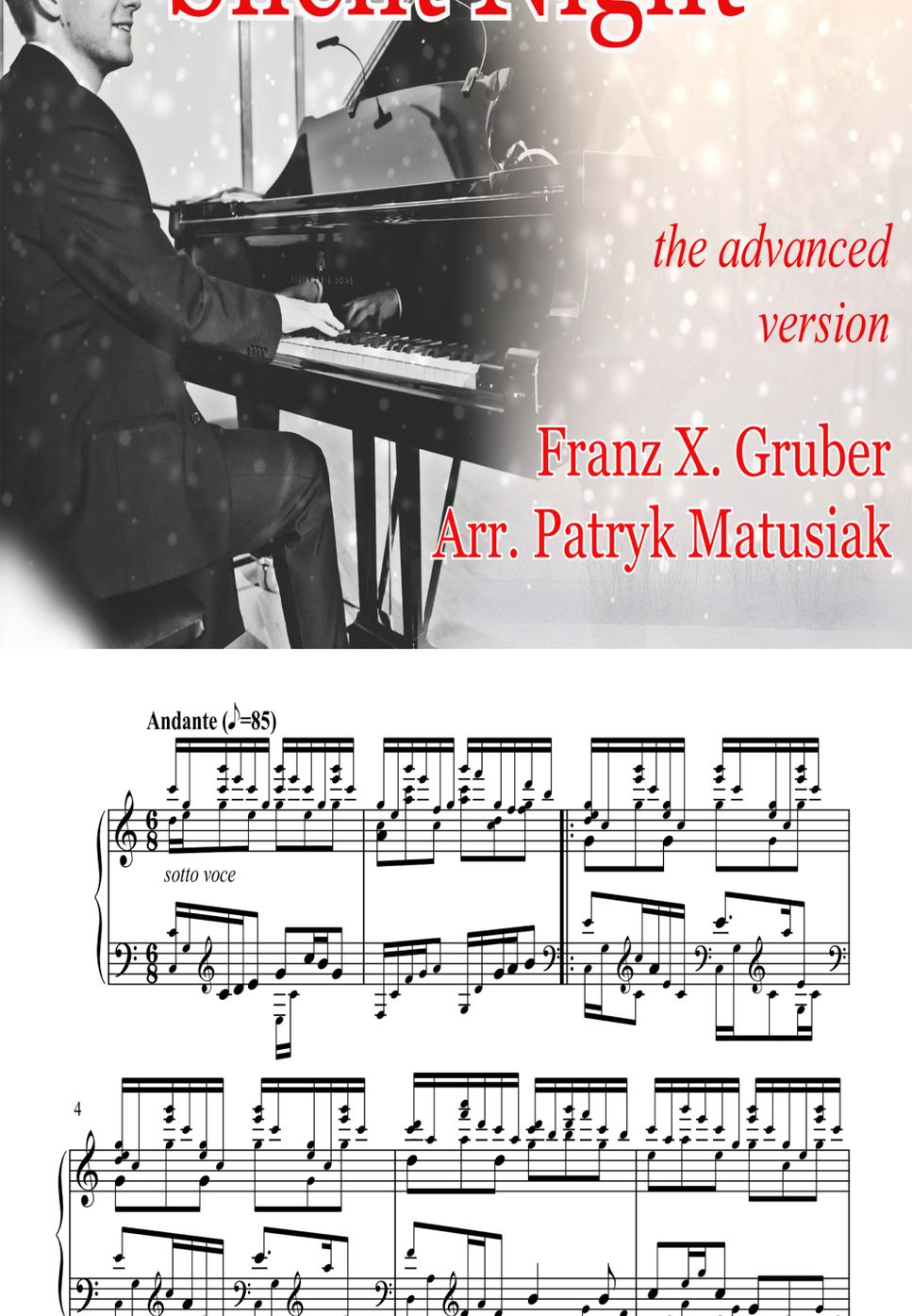 Franz X. Gruber - Silent Night - the advanced Sheets by Patryk Matusiak