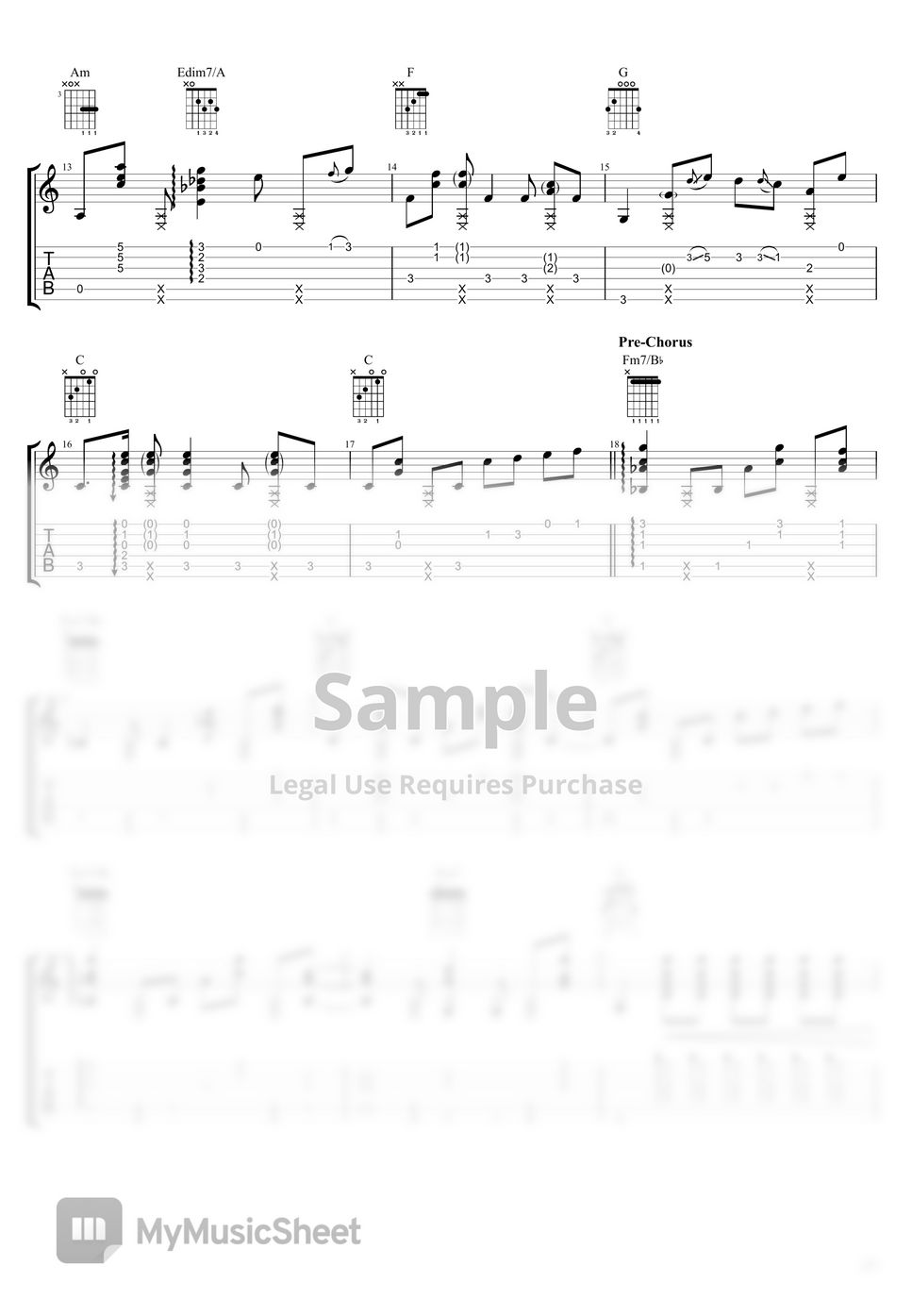 Mac Ayres | Fingerstyle Guitar - Easy TAB by Kenneth Acoustic