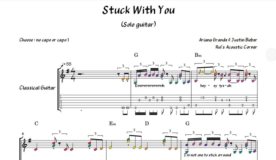 Ariana Grande Justin Bieber - Stuck With You (Instrumental lyrics ...