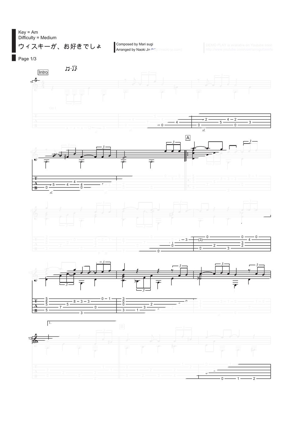 Sayuri Ishikawa - whiskey ga osuki desyo TAB by Naoki Jo