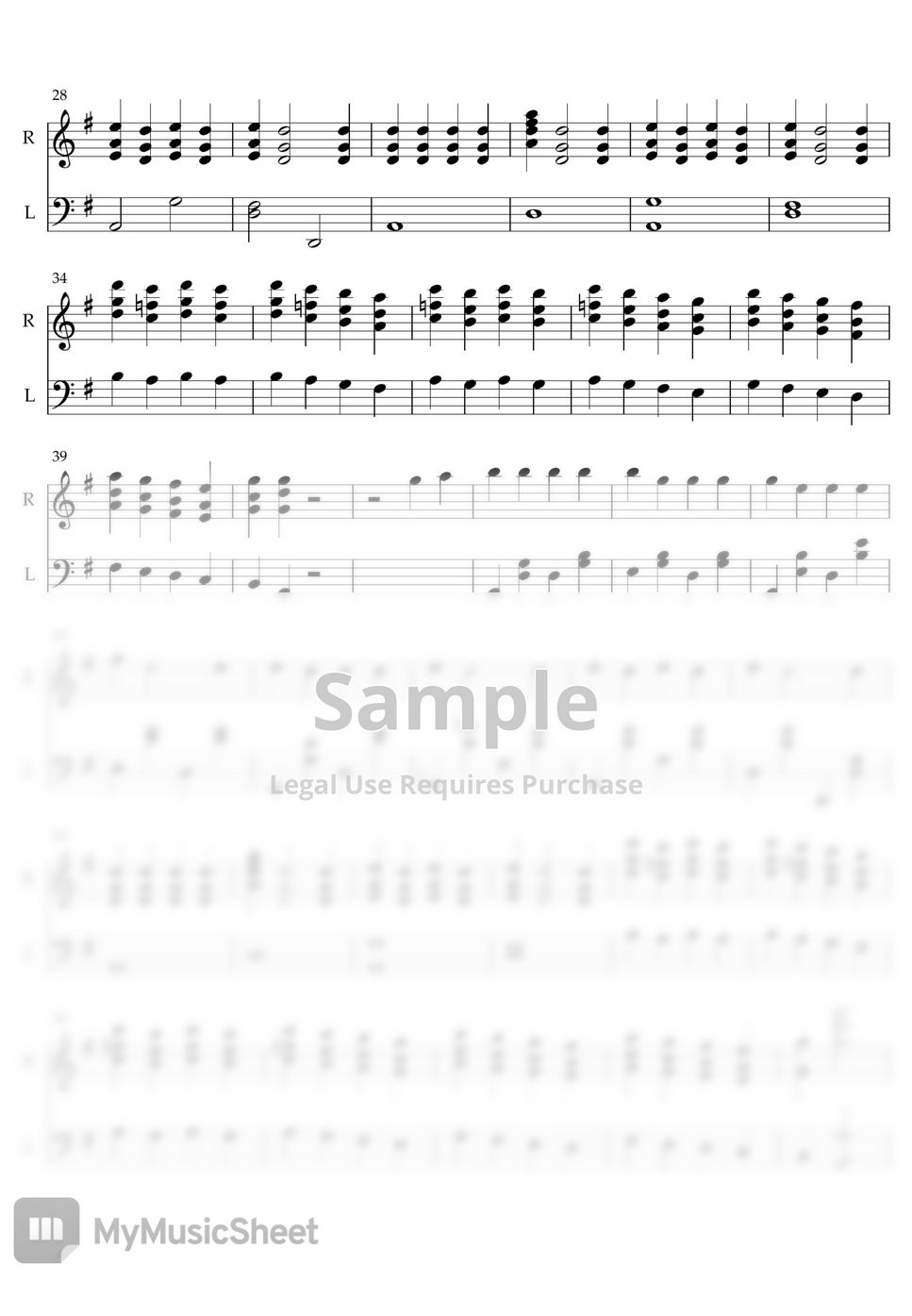 Cinderella - Work Song Lembar Musik by Piano Go Life