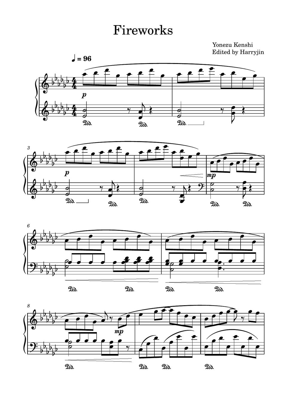 Fireworks - Fireworks Hoja by Yonezu Kenshi