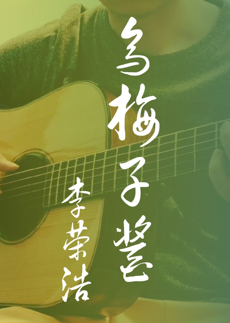 Li Rong Hao - Wu Mei Zi Jiang Fingerstyle Partition musicale by HowMing