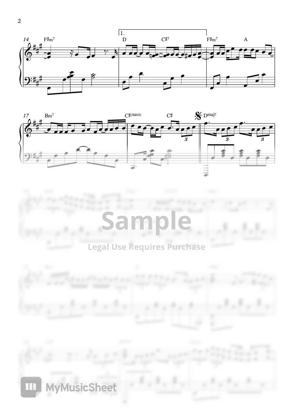 Back Number - Happy End نوتة by Ramong