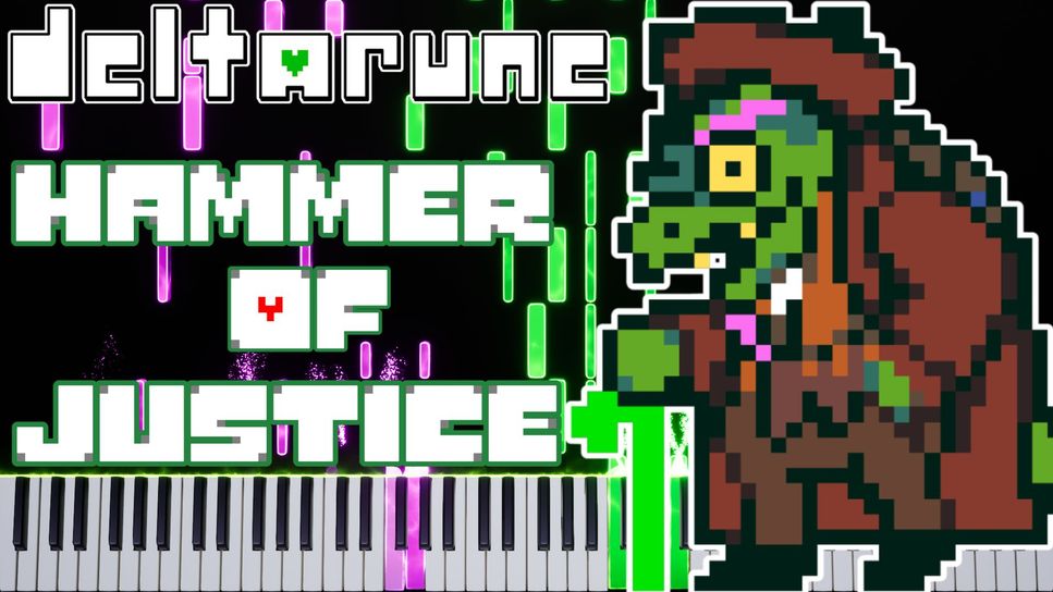 Toby Fox - Hammer of Justice 피아노 악보 PDF | Nathan Yu | mymusic5