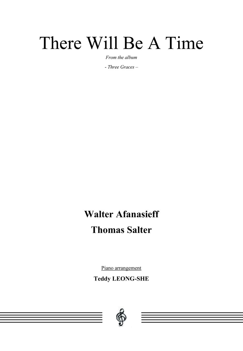 Walter Afanasieff Thomas Salter - There Will Be A Time 钢琴 乐谱 PDF ...