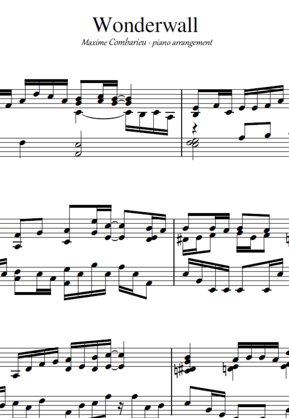 Oasis - Wonderwall Sheets by MuseScore