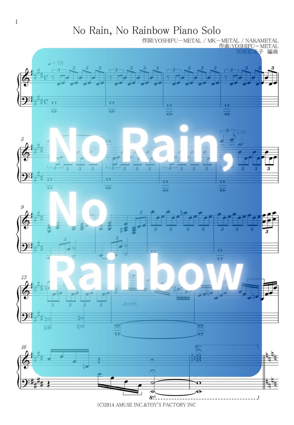 BABYMETAL - NO RAIN, NO RAINBOW Sheets by 西岡裕美子