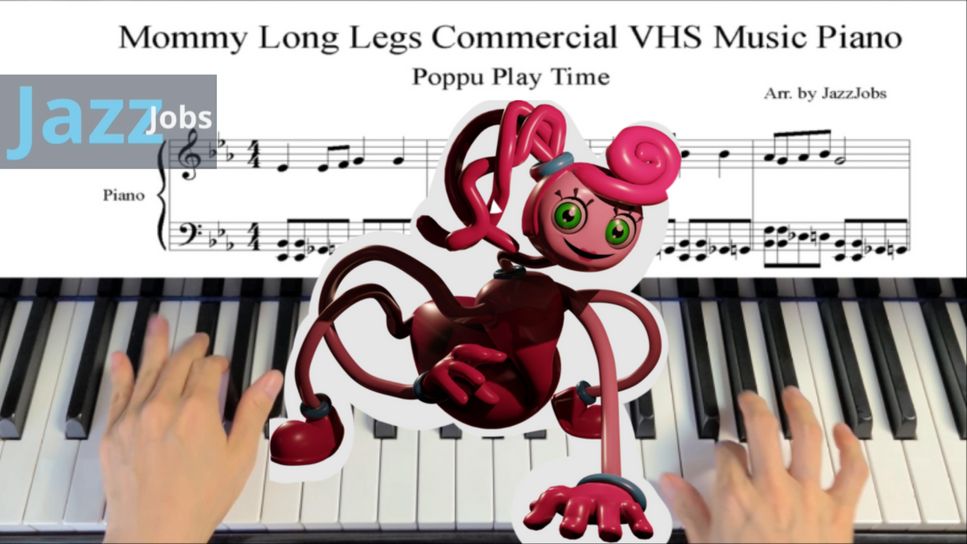 POPPY PLAYTIME - Mommy Long Legs Commercial VHS Music Piano, POPPY ...