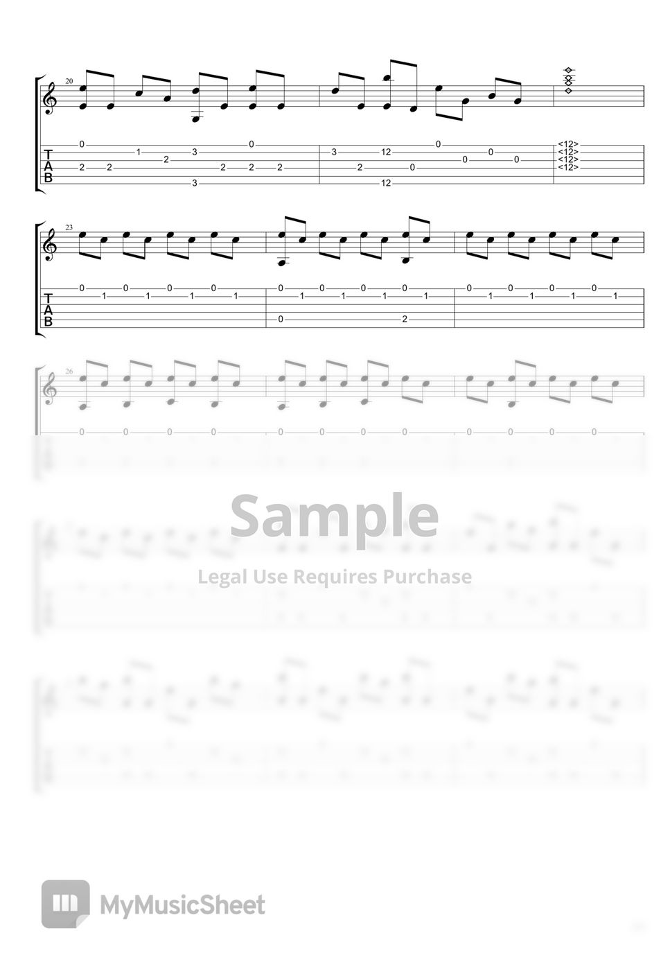 Interstellar - Main Theme TAB by R A Y