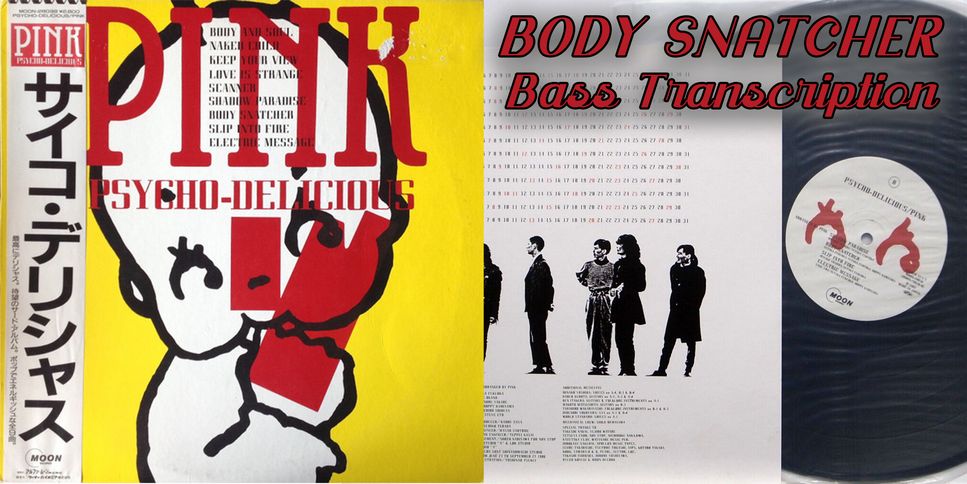 PINK - Body Snatcher (Bass Guitar Score) Partition musicale by Jonathan Lai