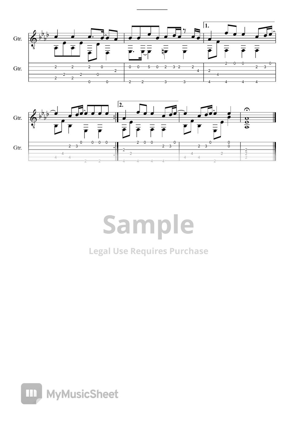 ARASHI Medley - ARASHI on GUITAR (10 Songs) TAB by Takajoe
