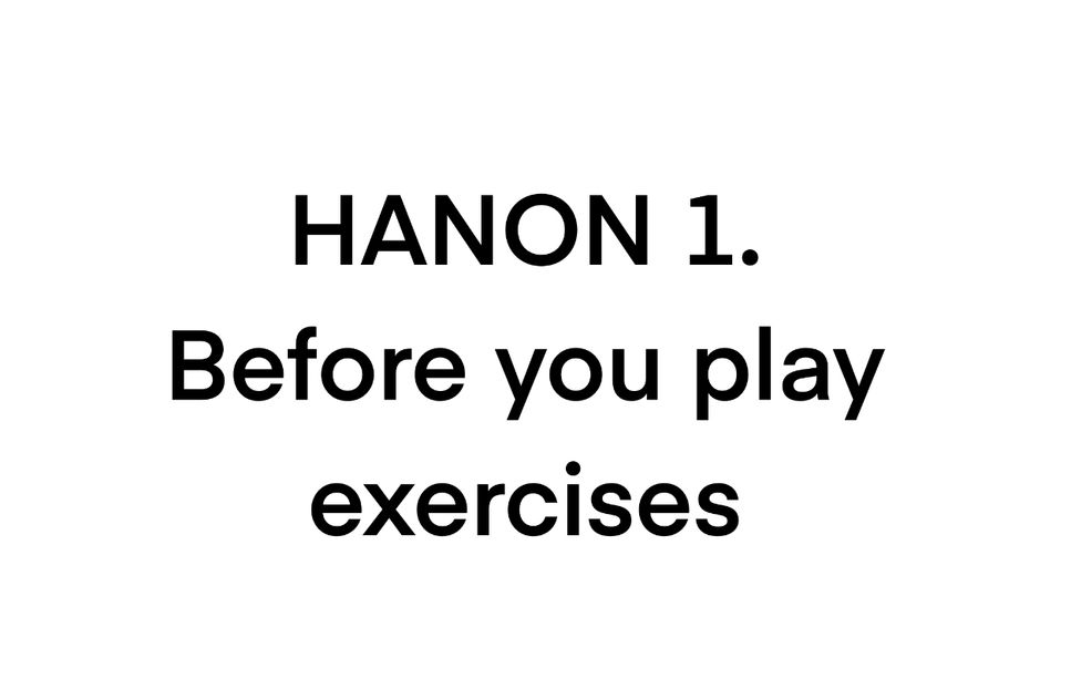 HANON - Exercise HANON 1. (Piano solo) Sheet Music by Mateo alvarado