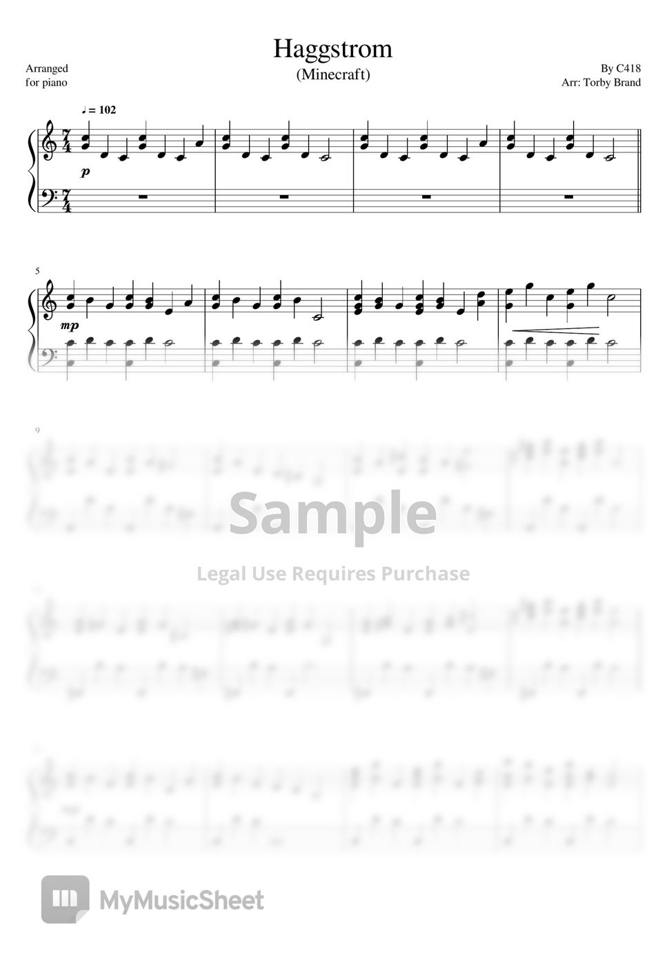 Minecraft - Haggstrom แผ่น by Torby Brand