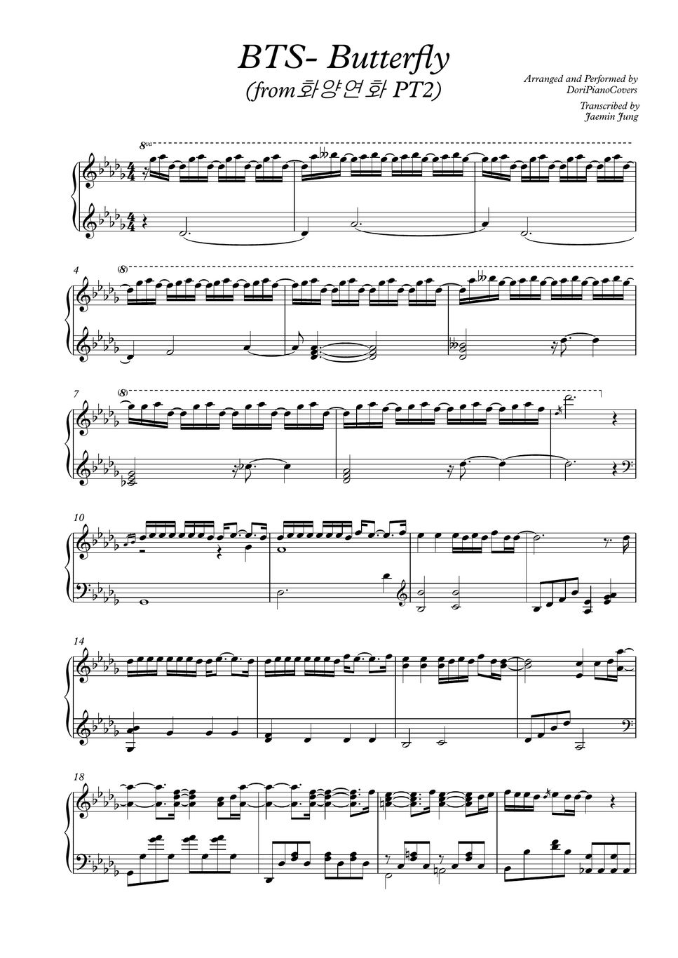 BTS - Butterfly Hoja